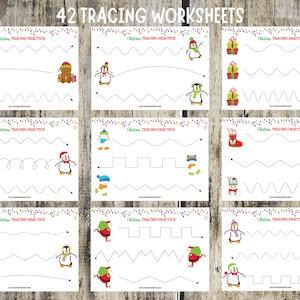 Christmas Tracing Practice, Tracing Lines, Fine Motor Skills, Tracing ...