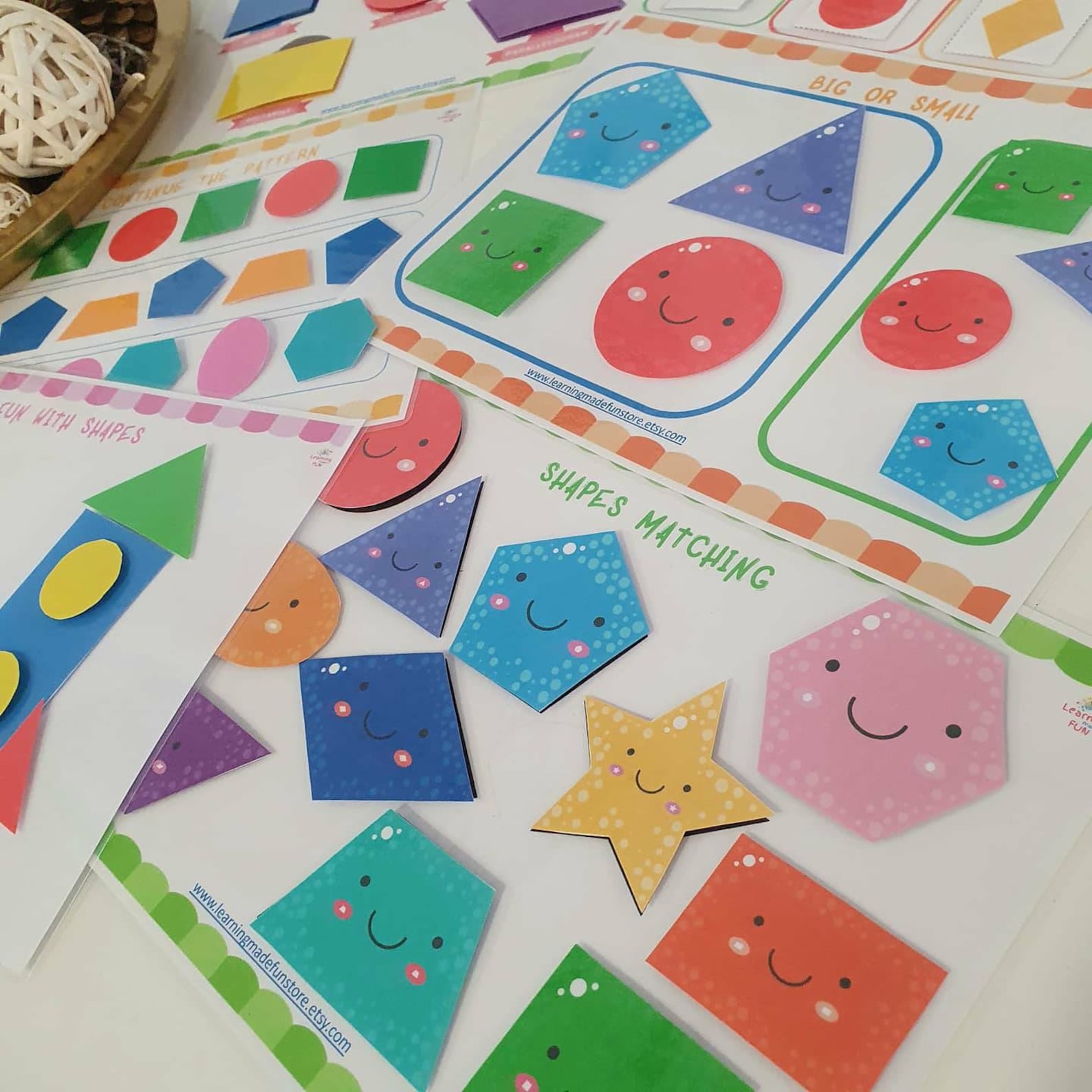 Shapes Busy Book Shapes Learning Book Shapes and Color | Etsy