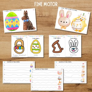 Easter Bundle, Preschool Printable, Easter Printables, Math Literacy ...
