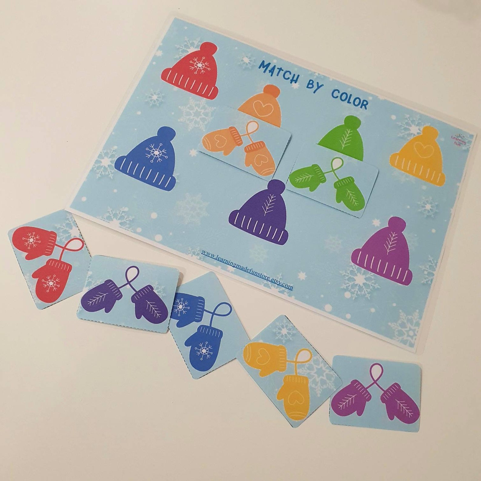 Winter Busy Book Printable Winter Preschool Binder Learning | Etsy