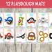 Pirates Play Dough Mats Fine Motor Skills Visual Cards Play Doh Mats ...