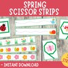 Autumn Scissor Strips, Preschool Scissor Skills Practice, Cutting Lines ...