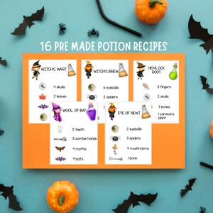 Halloween Potions Dramatic Play: Witch Brews Counting Game (PDF) - Etsy