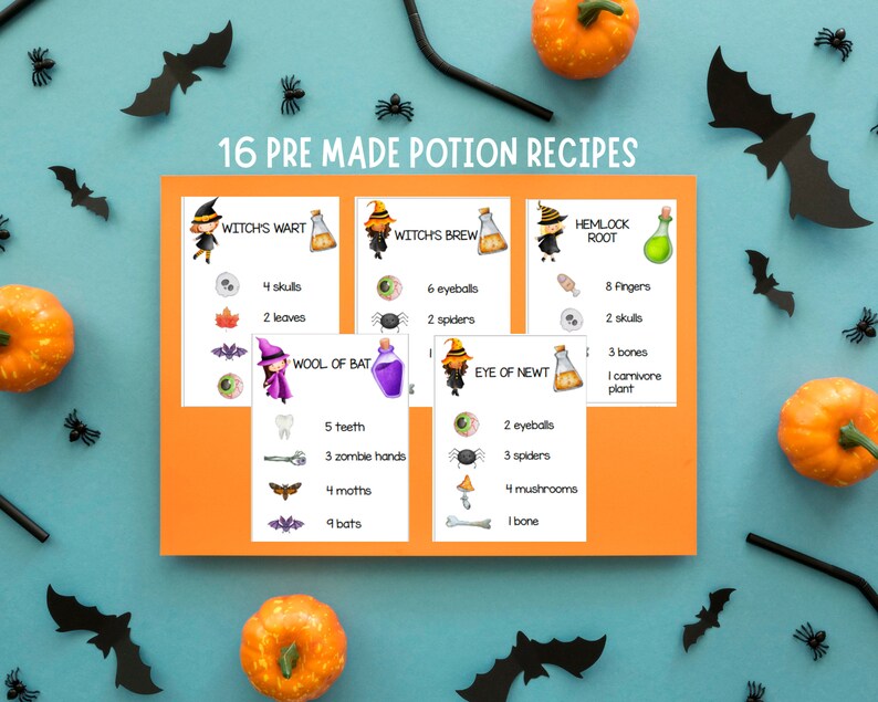 Halloween Potions Dramatic Play Witch Brews Pretend Play - Etsy