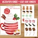 Christmas Hot Chocolate Counting Game: Preschool Math (digital Download ...