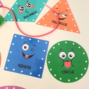 Shapes Printable Lacing Cards, Toddler Fine Motor Skill Activity ...