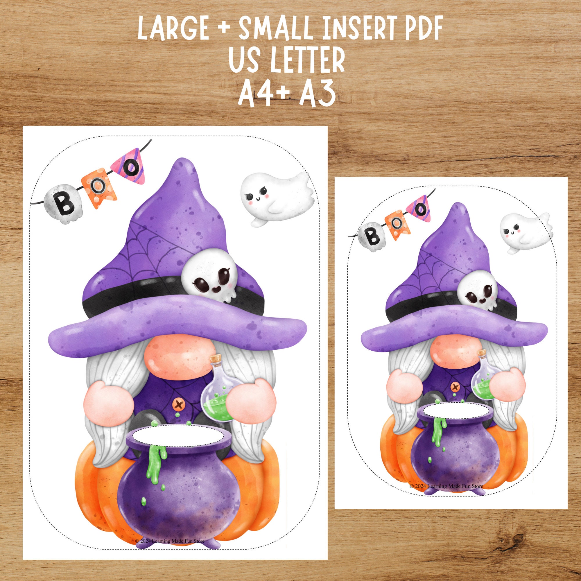 Halloween Potion Counting to 20 Printable Flisat Insert, Trofast Insert ...