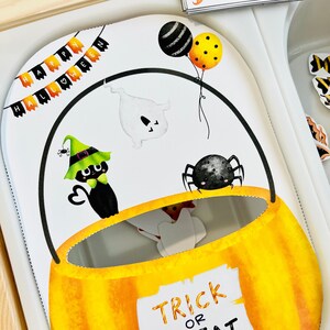 Halloween Counting Flisat Insert, Trofast Insert, Flisat Printable ...