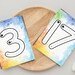 Numbers Formation Flash Cards: Tracing for Preschool (digital Download ...