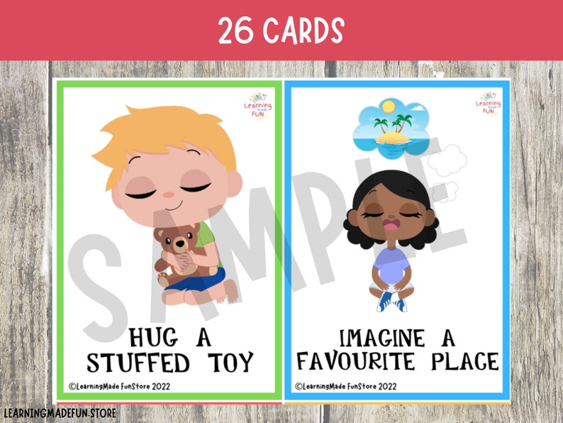 Calm Down Strategies Flashcards Coping Skills Techniques - Etsy