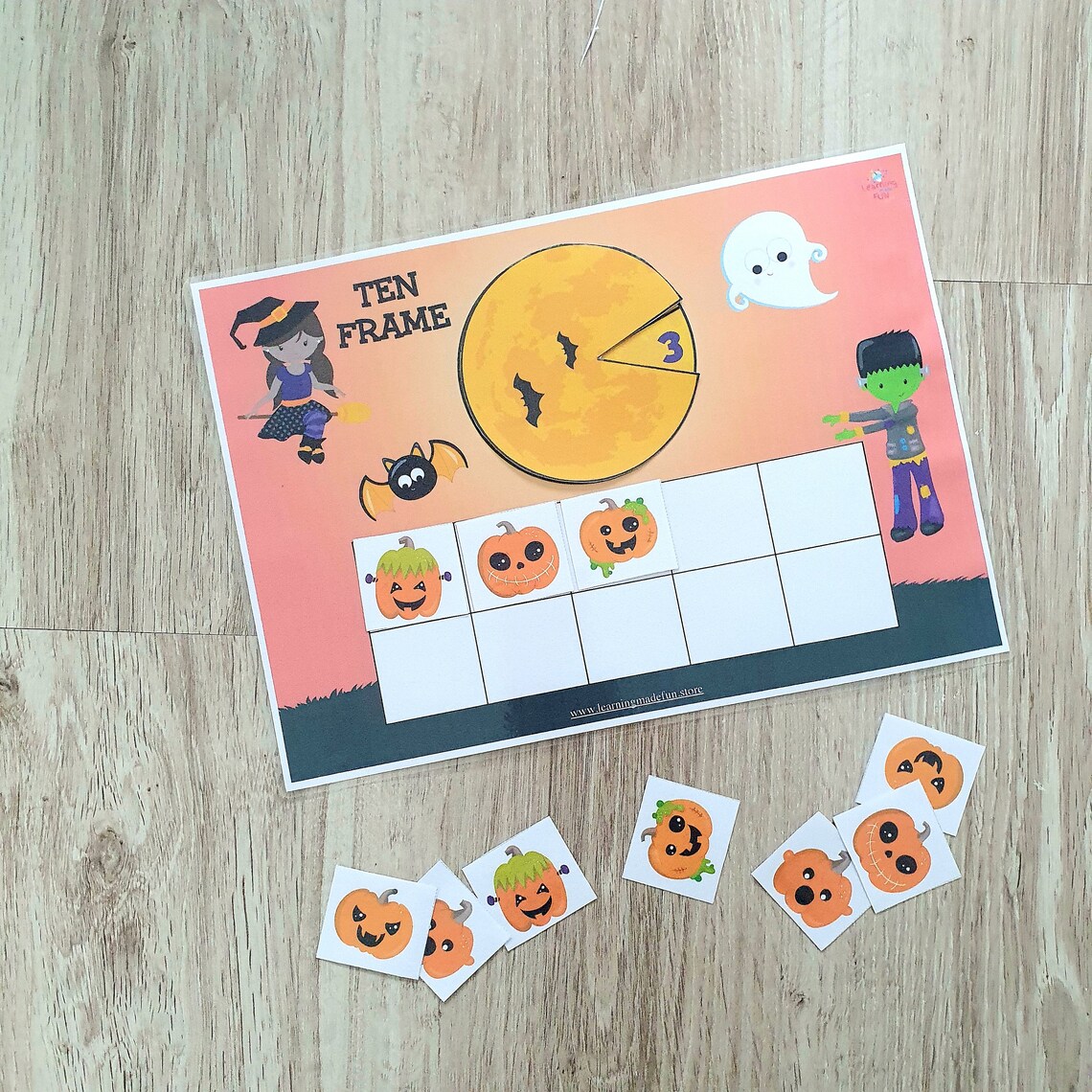 Halloween Counting Activity Numbers 1-10 Learning Activities - Etsy