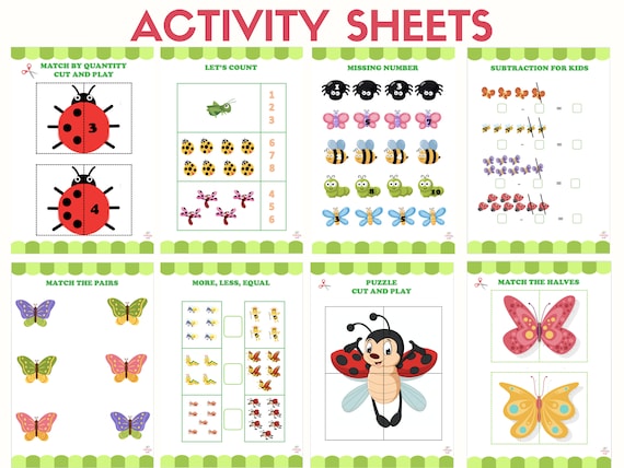 Hojas De Trabajo Sobre Insectos Clasificación De Insectos 🐞🦗: