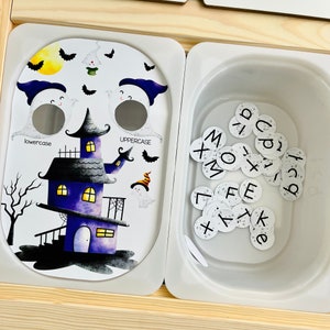 Halloween Sorting Letters Printable Flisat Insert, Trofast Insert ...