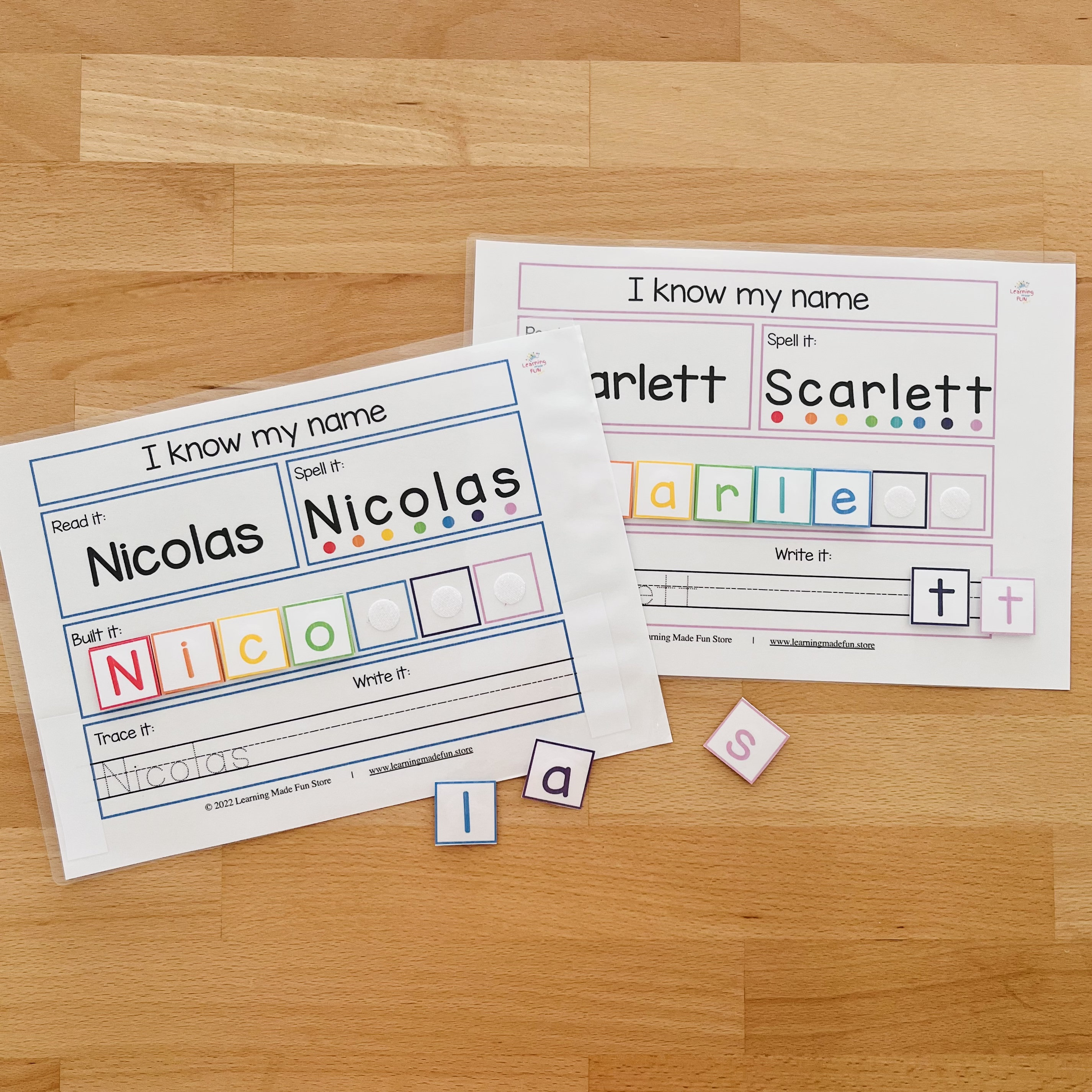 Personalized Name Tracing Worksheet: Spell & Write Activity (PDF) - Etsy