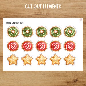 Feed the Elf Flisat Insert, Christmas Counting Activity, Printable ...