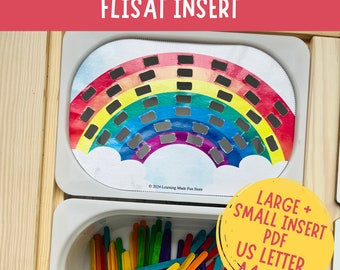 Recycling Game, Trash Sorting, Printable Flisat Insert, Trofast Insert ...