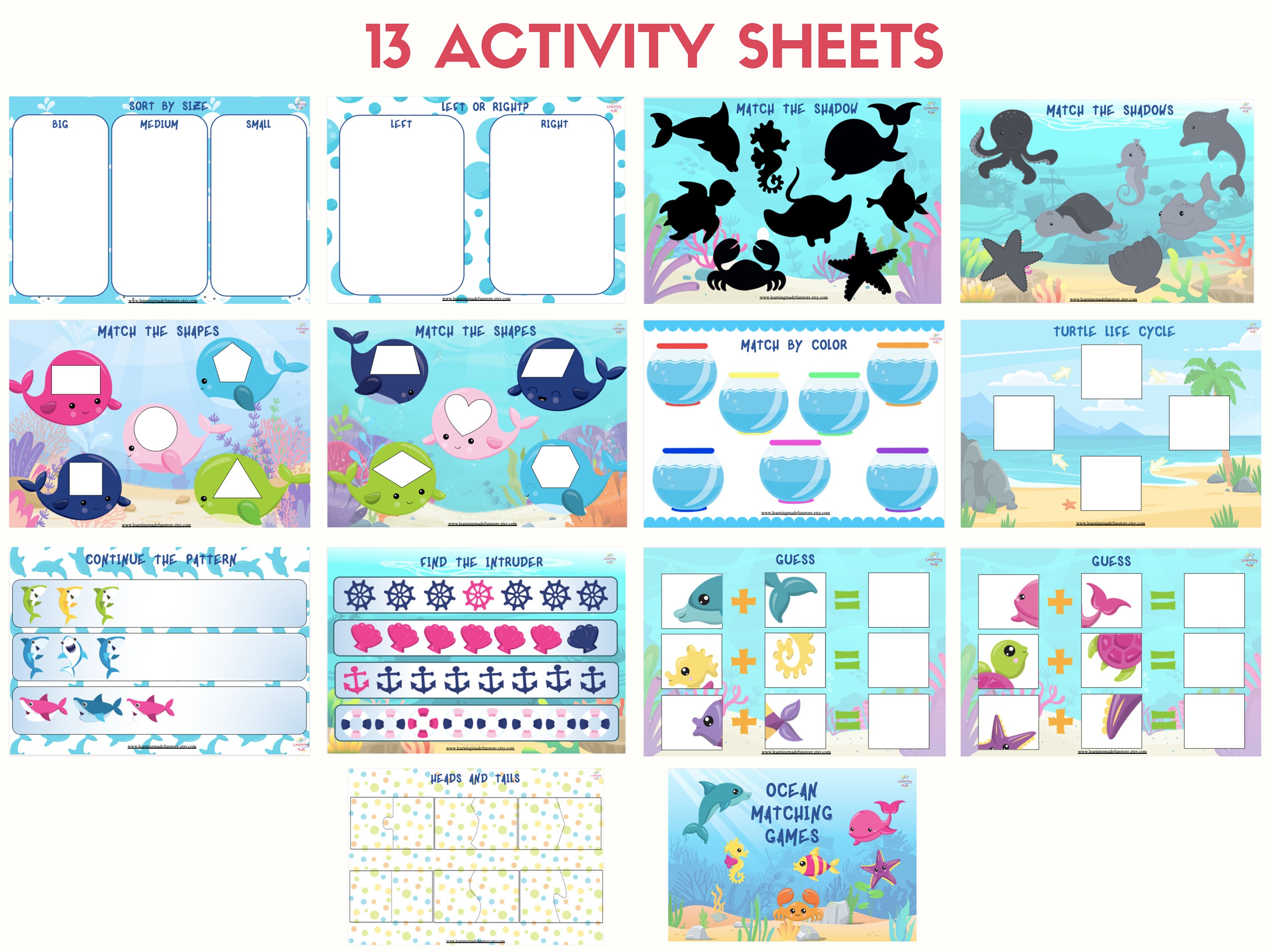 Ocean Busy Book Busy Book Toddler Preschool Busy Book - Etsy