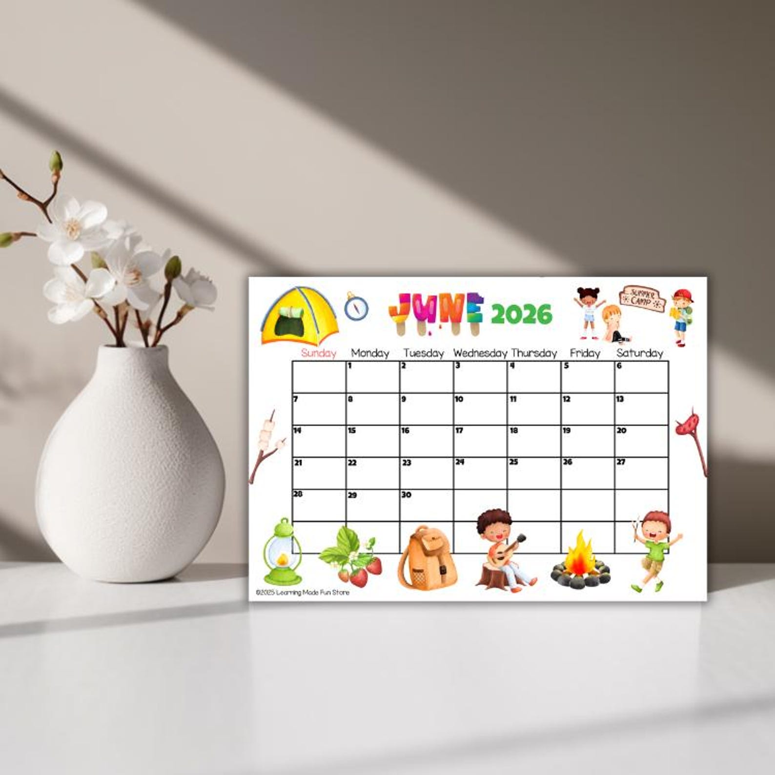 Printable 2025-2026 School Year Monthly Calendar for Kids – Back to ...