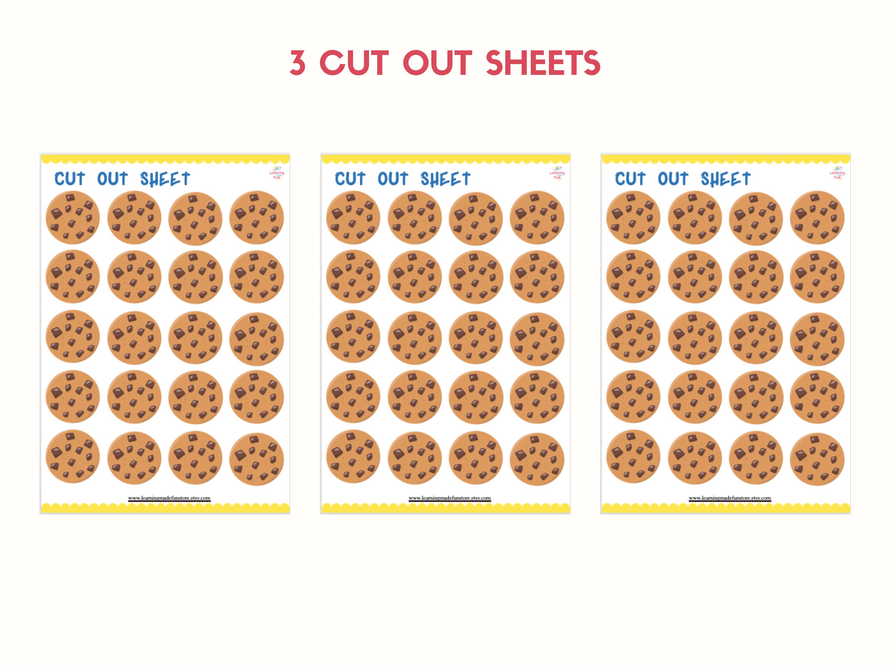 Cookie Jar Counting Activity Numbers 1-10 Count Count - Etsy Canada