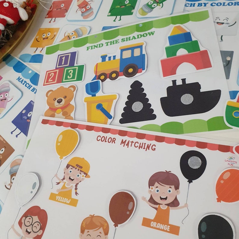 Busy Book Printable Busy Book for 2 Year Old Worksheet for - Etsy