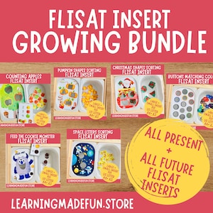Flisat Growing Bundle, Flisat Inserts, Sensory Table, Growing Bundle ...
