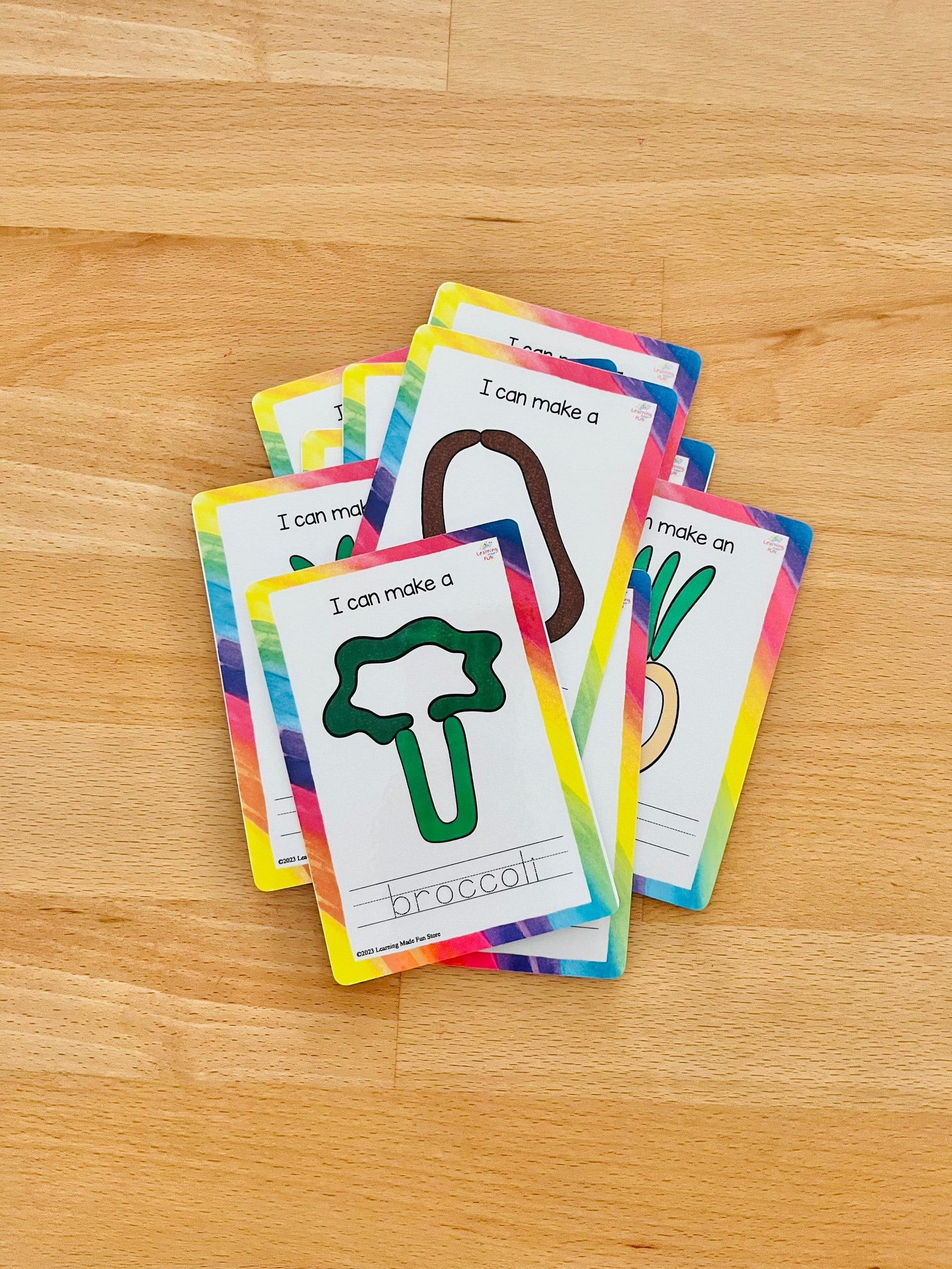 Vegetables Play Dough Mats: Montessori Toddler Activities (digital ...