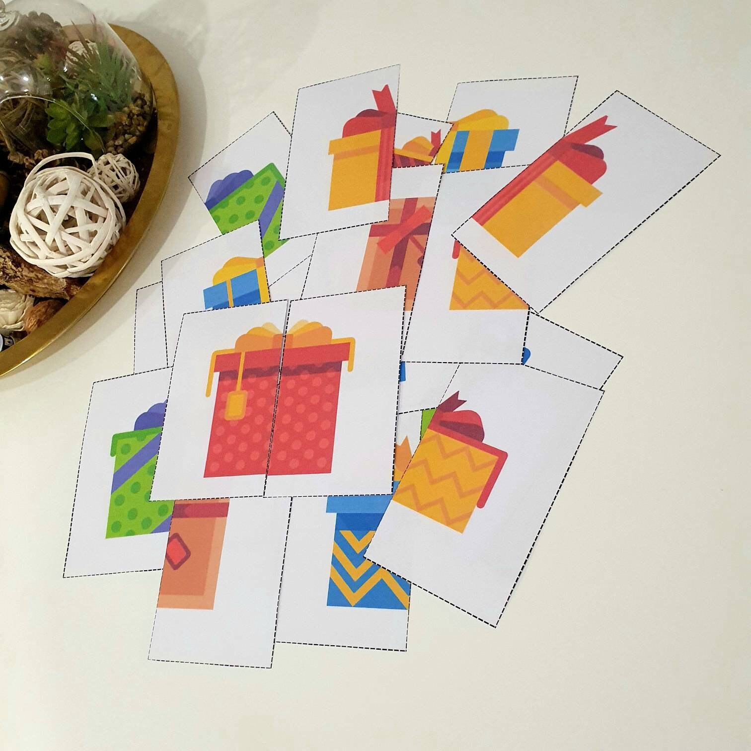 Christmas Matching Game for Toddlers Christmas Games - Etsy