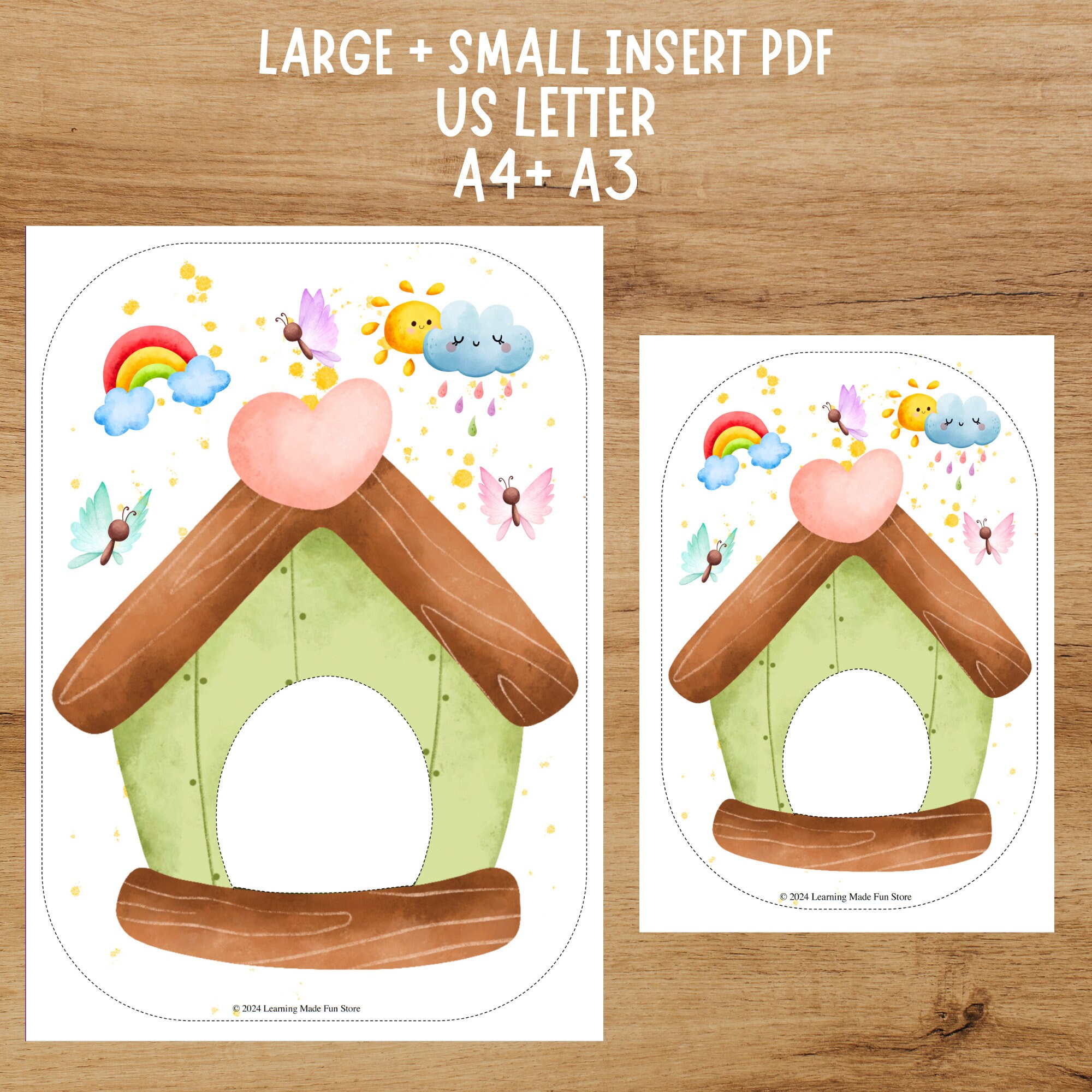 Birds Count to 20, Printable Flisat Insert, Trofast Insert, Preschool ...