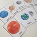 Solar System Montessori Cards, Space Flash Cards, Three Part Cards ...