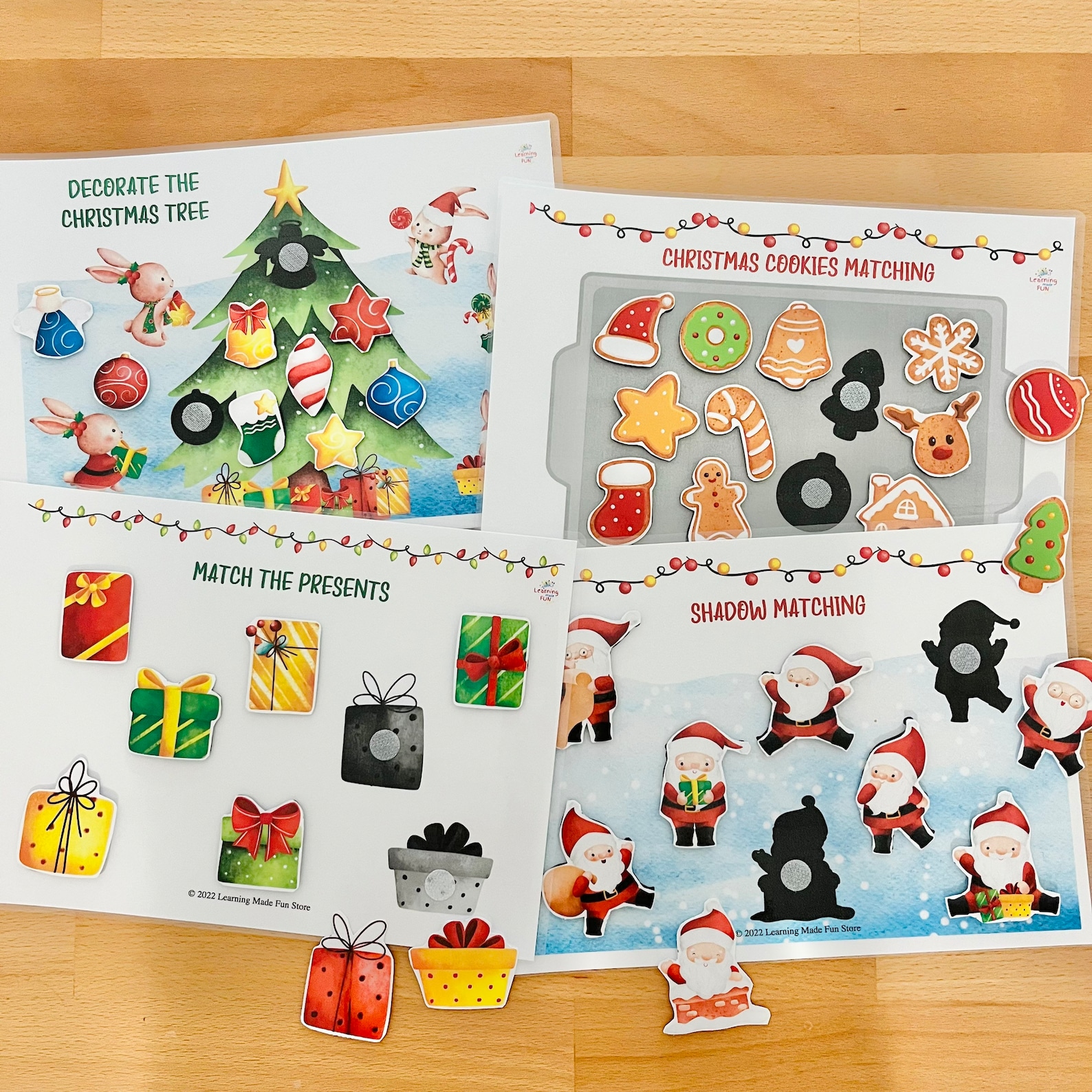 Christmas Toddler Busy Book: Printable Learning Binder (PDF) - Etsy
