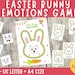 Easter Games, Bunny Emotions Feelings Games, Printable Activity Toddler ...