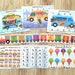 Pre-k Math Learning Bundle: 90 Pages, Preschool Curriculum (PDF ...