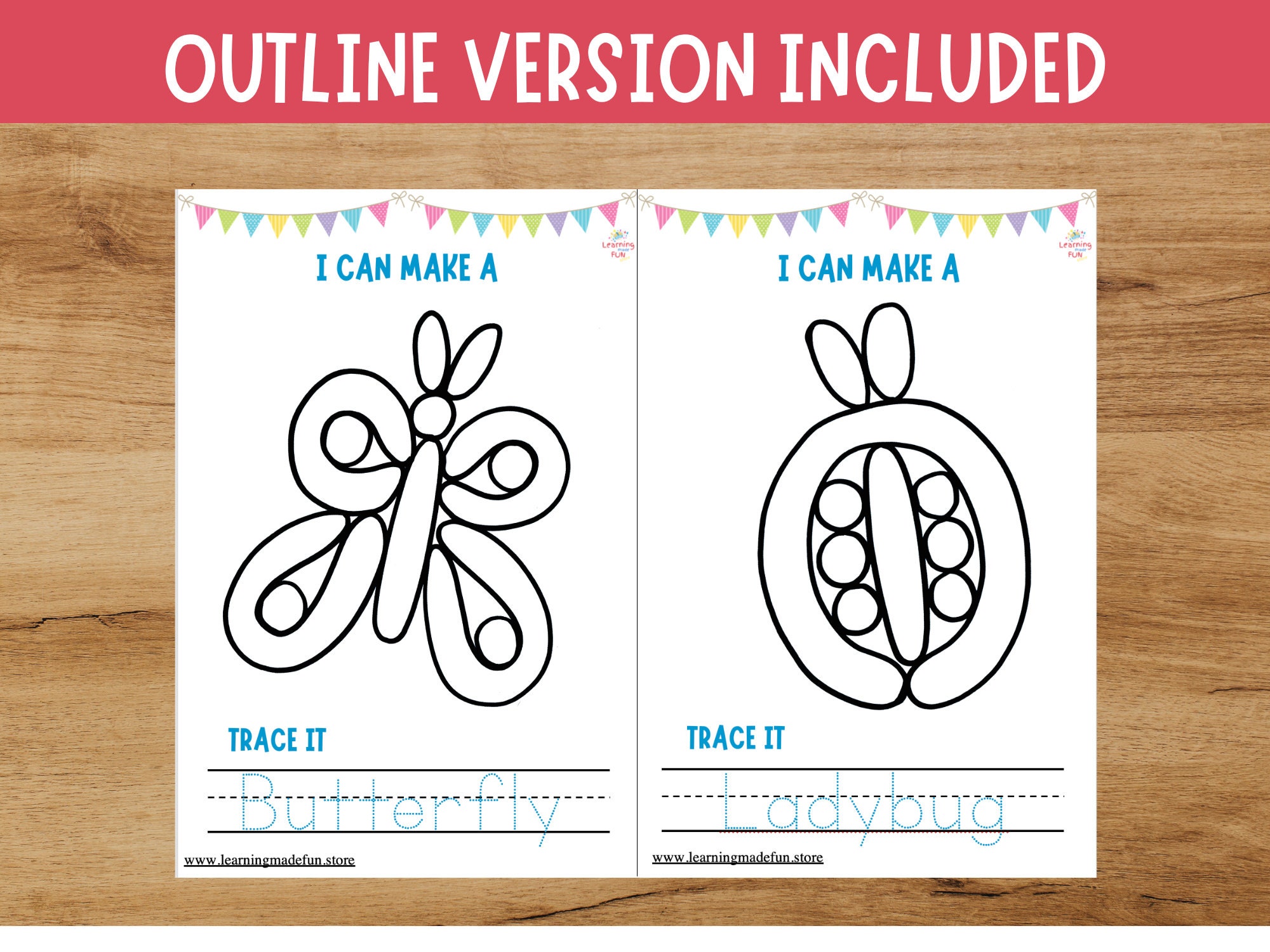 SPRING Play Dough Mats Printable Play Doh Toddler Activitiy - Etsy