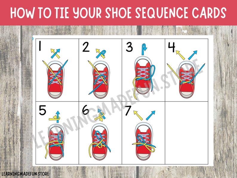 Shoe Tying Practice for Kids Fine Motor Skills Preschool - Etsy