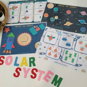 Solar System Busy Book Busy Book Printable Solar System | Etsy