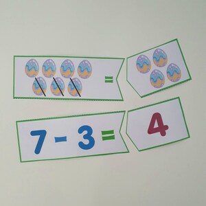 Easter Math Activities, Addition Activity, Subtraction for Preschool ...