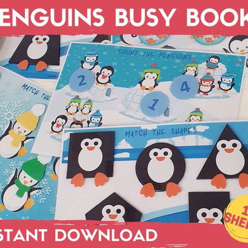 Valentines Day Busy Book Printable Toddler Learning Binder - Etsy