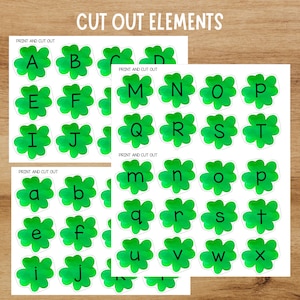 St Patrick Sorting Letters Printable Flisat Insert, Trofast Insert ...
