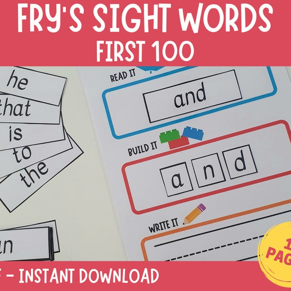 Sight Word - Etsy