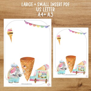 Make an Ice Cream Recipe, Printable Flisat Insert, Trofast Insert ...