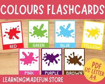 12 Rainbow Shapes Flash Cards, Preschool Materials, Homeschool ...