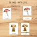 Mushroom Identification Flashcards: Montessori Three Part Cards ...