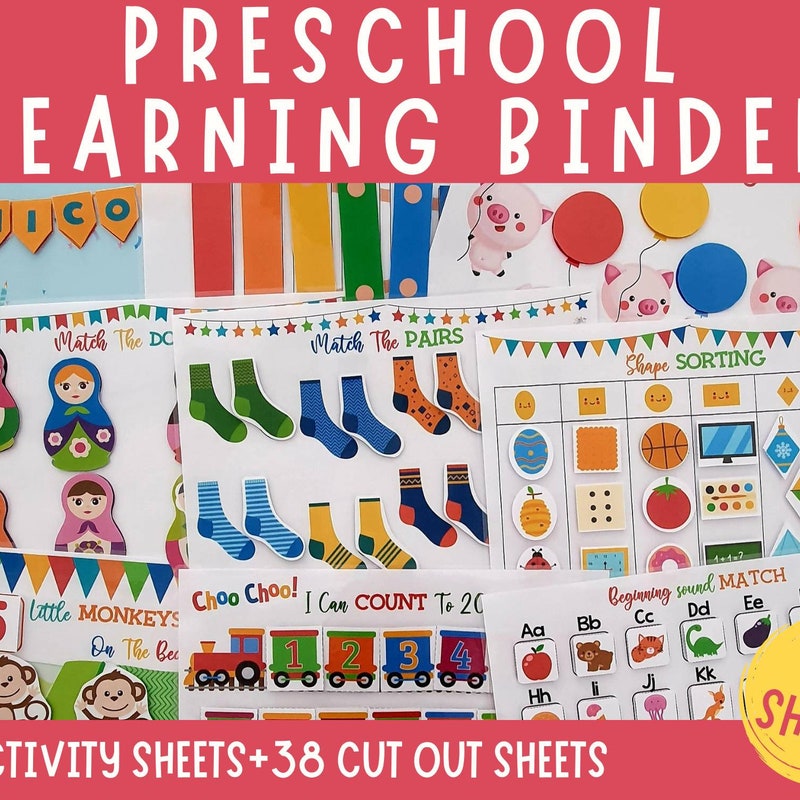Preschool Learning Binder - Etsy