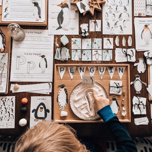 Penguins Unit Study, Penguin Themed Printable, Polar Animals Activity ...