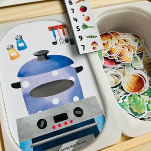 Make a Soup Counting, Printable Flisat Insert, Trofast Insert ...