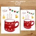 Christmas Hot Cocoa Counting Flisat Insert (digital Download) - Etsy