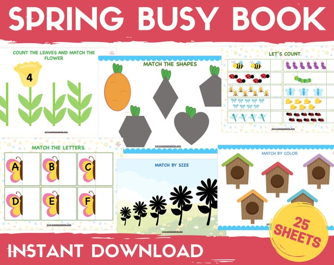 Bugs Matching Activities Printable, Shadow or Silhouette Matching ...