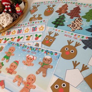 Christmas Busy Book for Toddlers, Busy Book Printable, Learning Binder ...