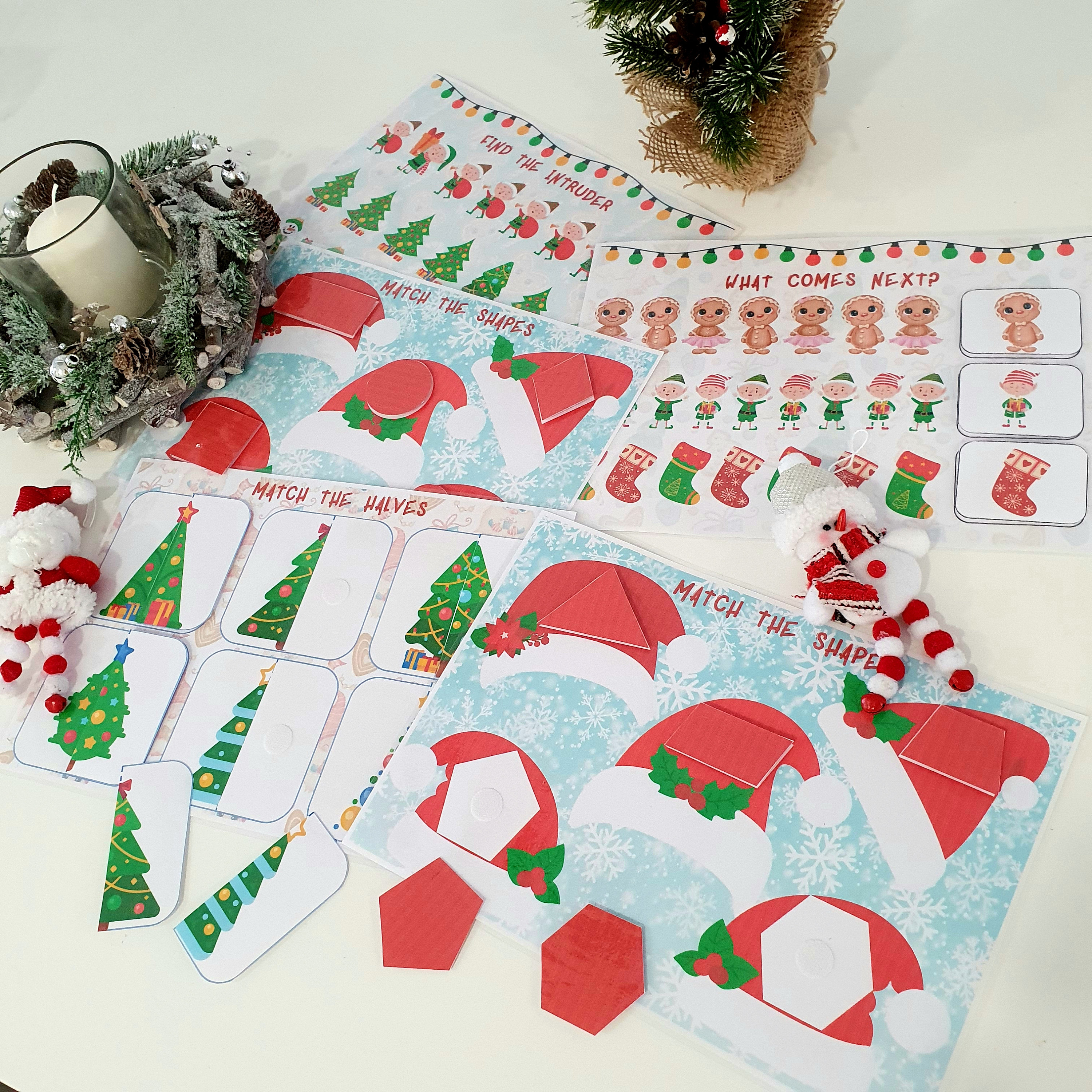 Christmas Busy Book Printable Busy Book for Toddler | Etsy UK