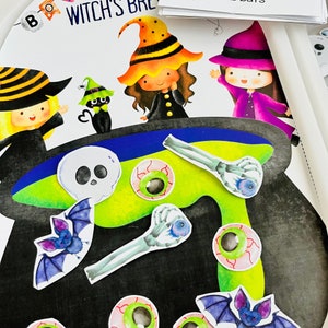 Halloween Potions Flisat Insert, Trofast Insert, Flisat Printable ...